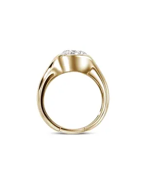 John Hardy 14k Yellow Lovestruck Lab Grown Diamond Oval Solitaire Ring - Gold
