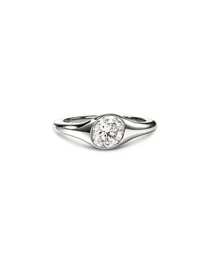 John Hardy John Hardy Lovestruck Oval Solitaire Ring Silver