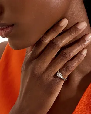 John Hardy Lovestruck Oval Solitaire Ring - Silver