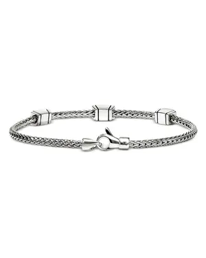 John Hardy 14k Yellow Gold & Sterling Icon Diamond Bracelet - Silver