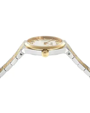 Versace V-auria 35mm Watch - Two Tone