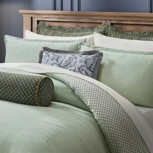 Ted Baker London Paisley Fringe Decorative Pillow, 12 X 20 - Blue