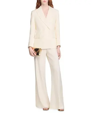 Sandro Double Breasted Suit Jacket
