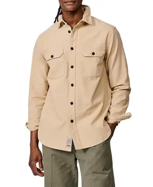 AUBIN Henderson Canvas Relaxed Fit Overshirt