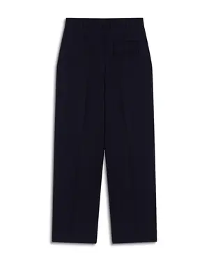 Emporio Armani Pleated Wool Trousers
