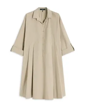 Max Mara Wkdseggio Flared Cotton Dress - Sand