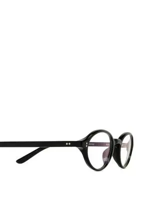 Chimi Round-frame Glasses - Black