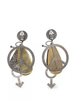 Vintage Pendant Clip-on Earrings