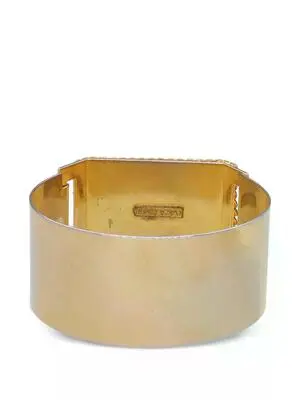 ENRICO COVERI VINTAGE Logo Embellished Cuff Bracelet
