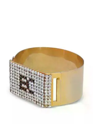 ENRICO COVERI VINTAGE Logo Embellished Cuff Bracelet
