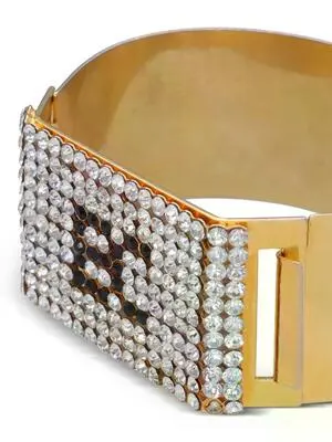 ENRICO COVERI VINTAGE Logo Embellished Cuff Bracelet