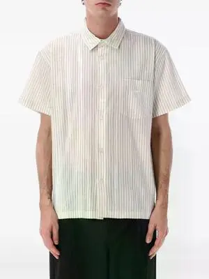 Obey Alan Striped Chest-pocket Shirt