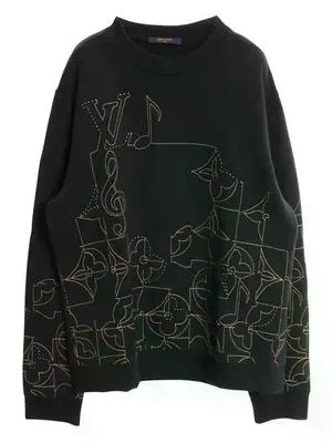 LOUIS VUITTON 2010s Embroidered Sweater