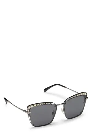 Chanel Metal Aviator Sunglasses