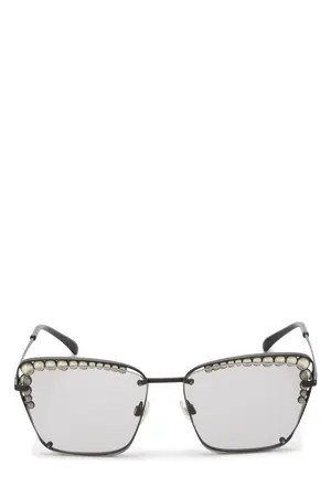 Chanel Metal Aviator Sunglasses - Grey