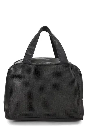 Chanel Perforated Leather Bowler