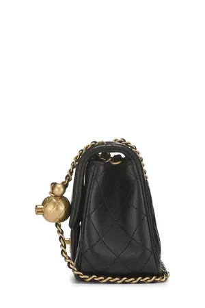 Chanel Quilted Lambskin Pearl Crush Chain Square Flap