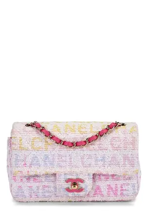 Chanel Quilted Tweed Rectangular Flap - Multi