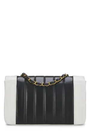 Chanel Vertical Lambskin Border Flap Bag