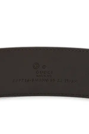 Gucci Microssima Leather Belt