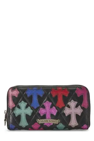 Chrome Hearts Cemetery Cross Zip-around Wallet - Multi