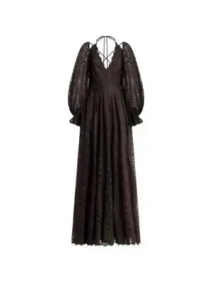 Etro Paisley Motif Long Lace Dress