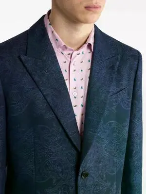 Etro Jacquard Floral Paisley Jacket