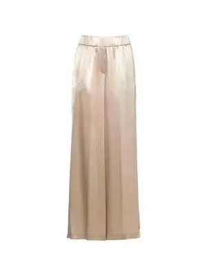 Peserico Elasticated Palazzo Pants - Neutrals