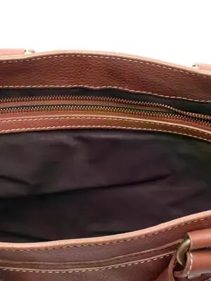 Celine 2000s Boogie Leather Tote Bag - Brown