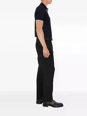 Burberry Cotton Polo Shirt - Blue