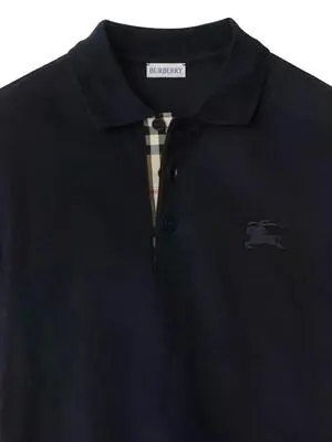 Burberry Cotton Polo Shirt - Blue