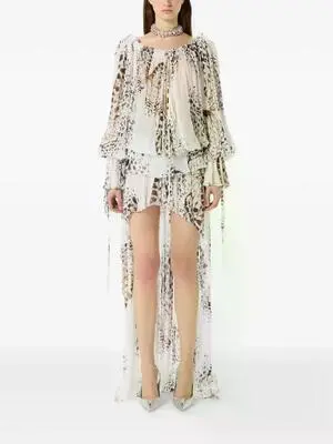 Blumarine Long-sleeves Blouse - White