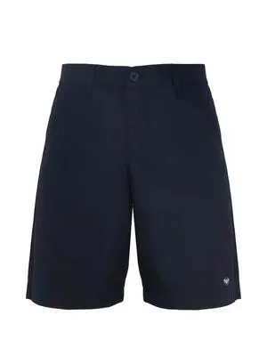 Emporio Armani Logo-detail Cotton Bermuda Shorts