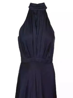 Raquel Diniz Giovanna Closed Halterneck Maxi Dress
