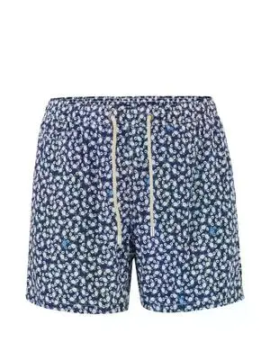 MC2 SAINT BARTH Micro-print Drawstring Swim Shorts