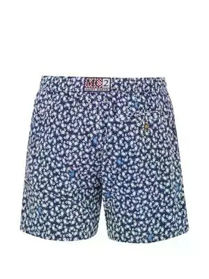 MC2 SAINT BARTH Micro-print Drawstring Swim Shorts