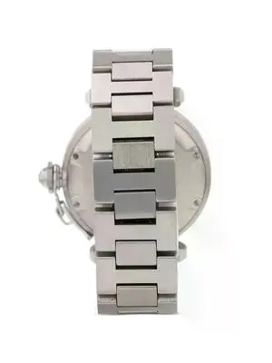 Cartier Pasha 35mm Automatic Stainless Steel Watch With Dial - Black