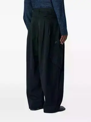 Yohji Yamamoto Belt-loop Pocket Trousers
