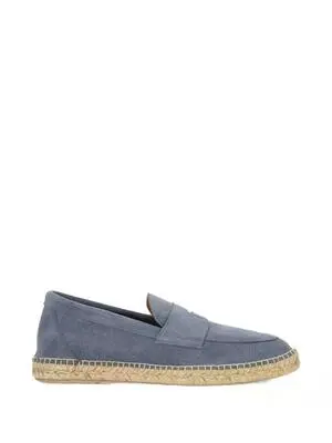 ABARCA Flat Penny Loafer - Blue