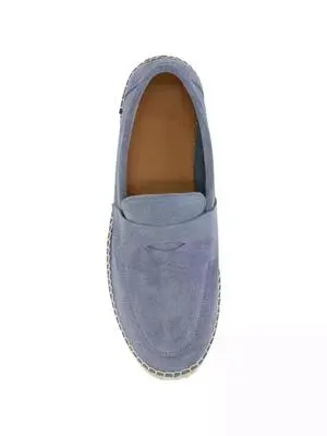 ABARCA Flat Penny Loafer - Blue