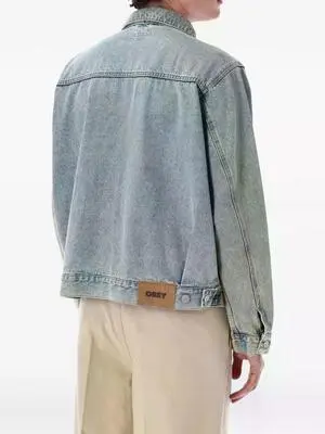 Obey Trucker Jacket - Blue