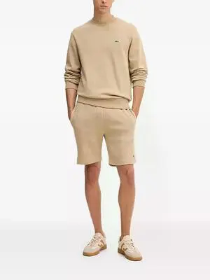 Lacoste Logo Patch Shorts - Neutrals