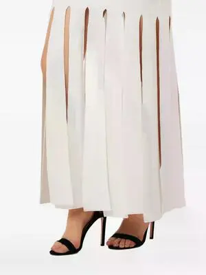 Liu Jo Fringed Maxi Skirt - White