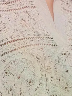 D.exterior Crocheted Blouse