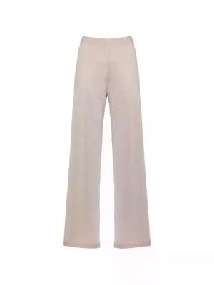 D.exterior Elasticated Palazzo Pants - Neutrals