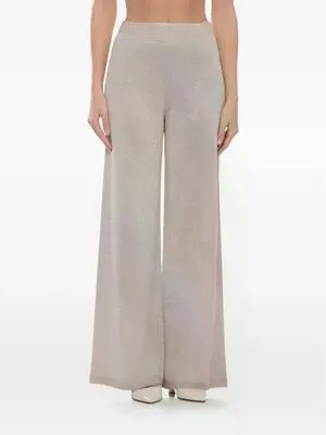 D.exterior Elasticated Palazzo Pants - Neutrals