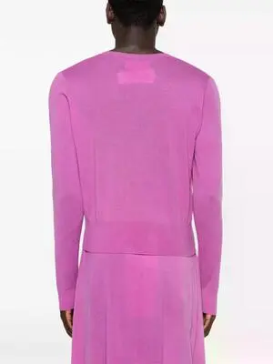 Extreme Cashmere Collin V-neck Cropped Sweater - Pink