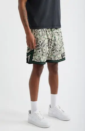 MARKET Money Arc Perforated Game Shorts