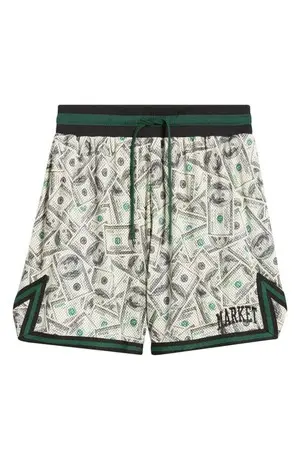 MARKET Money Arc Perforated Game Shorts
