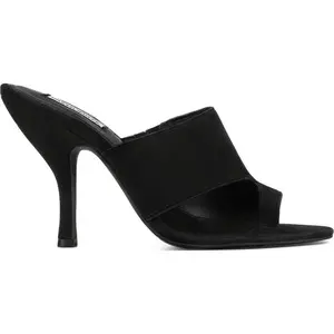 NAKED WOLFE Maxime Suede Heeled Sandals - Black